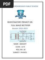 Physics Investigatory Project | PDF | Rectifier | Diode