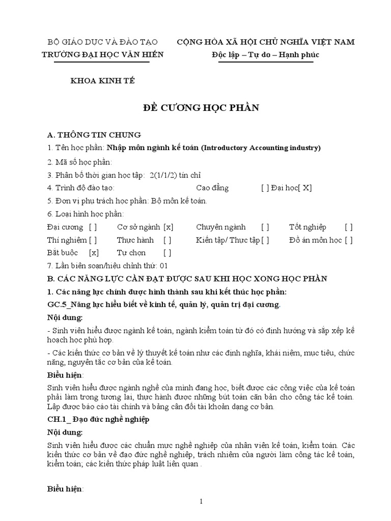 LONG - Nhap Mon Nganh Ke Toan R | PDF