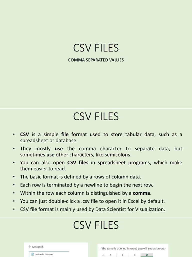 CSV FILES online | PDF | Computing | Spreadsheet Software