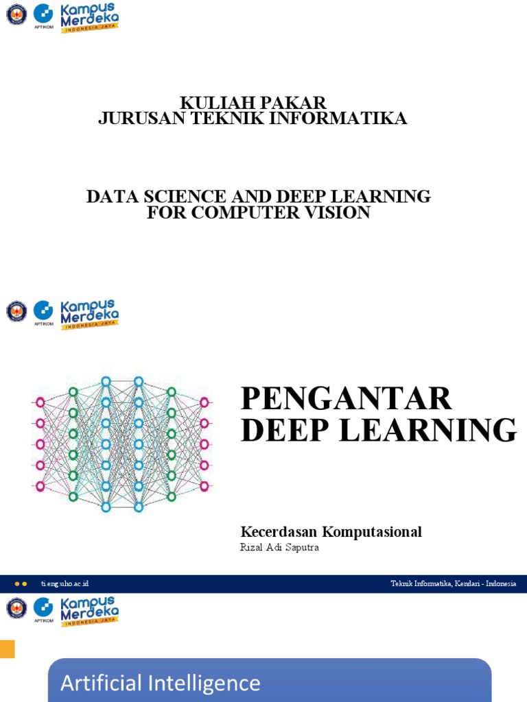 Kuliah Pakar Informatika - Deep Learning | PDF