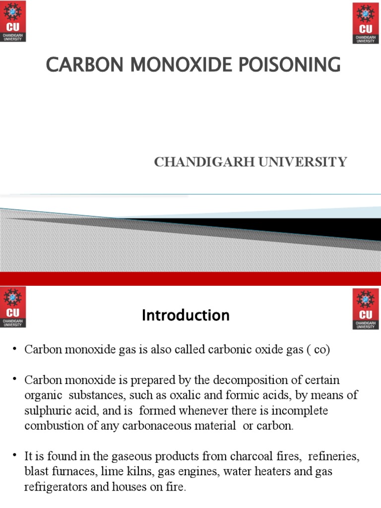 Carbon Monoxide Poisoning | PDF | Carbon Monoxide | Carbon Dioxide
