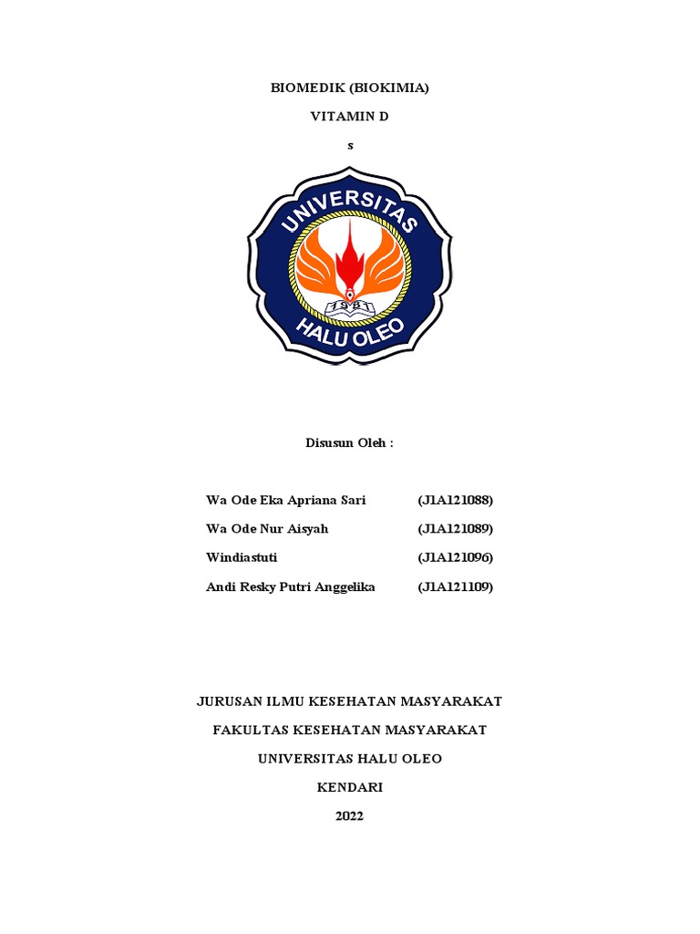 Tugas Biokimia Biomedik (Vitamin D) | PDF