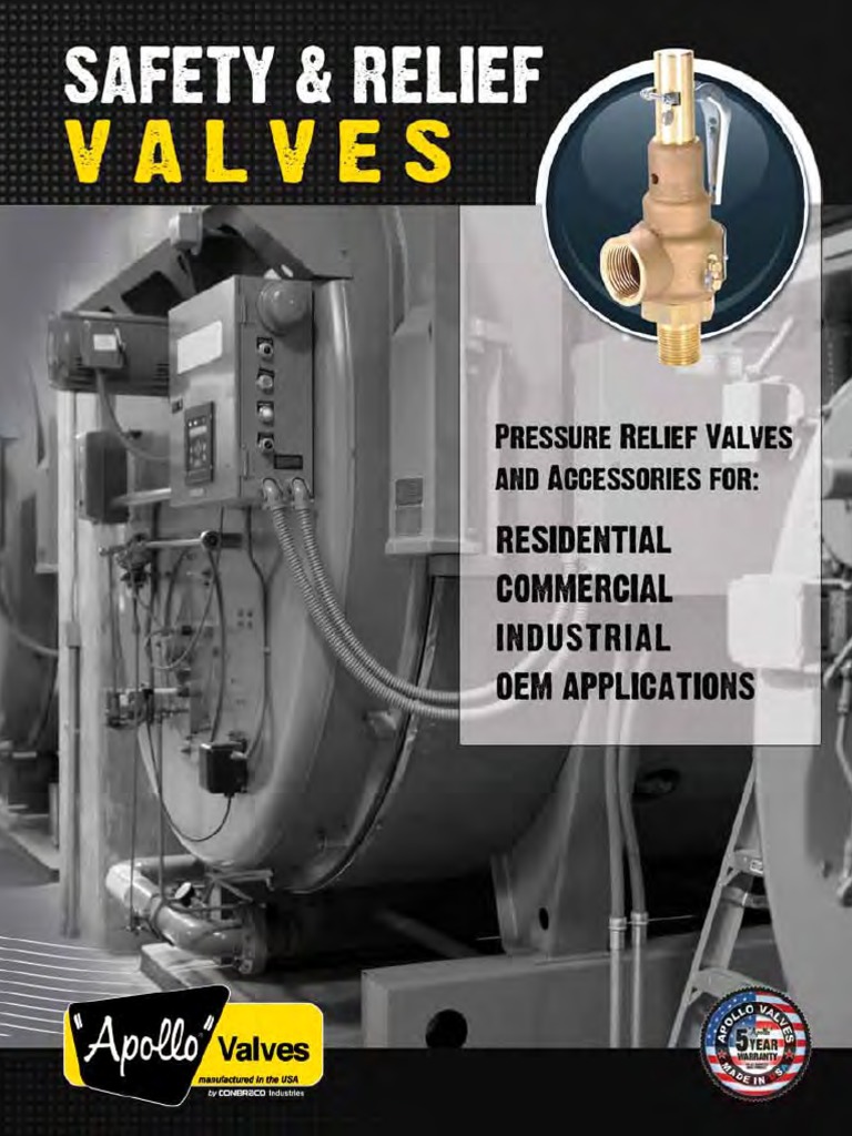Safety Relief Valve | PDF | Valve | Boiler