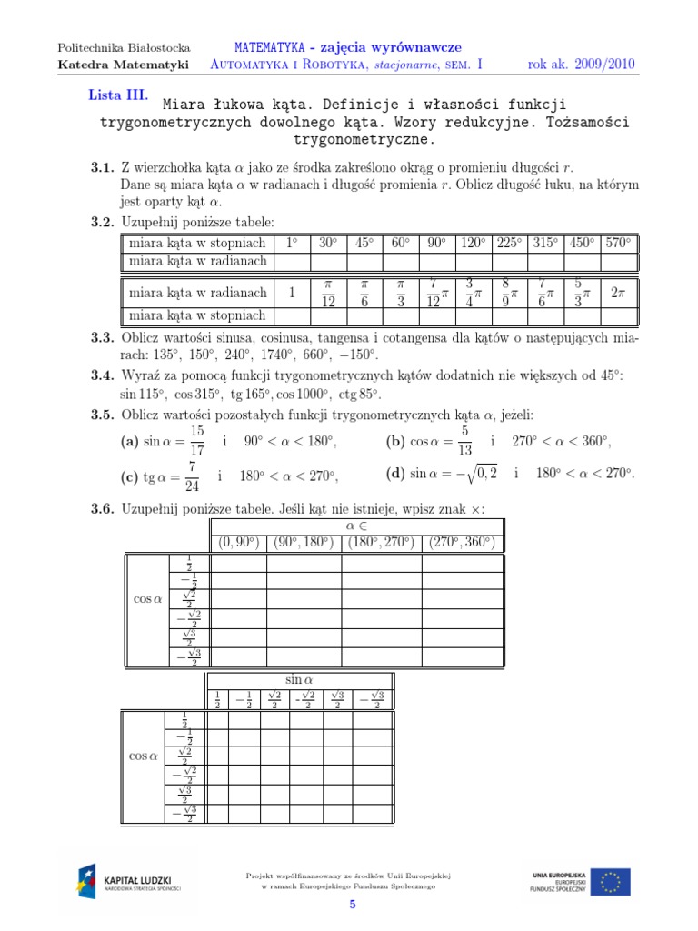03-Trygonom cz1 | PDF