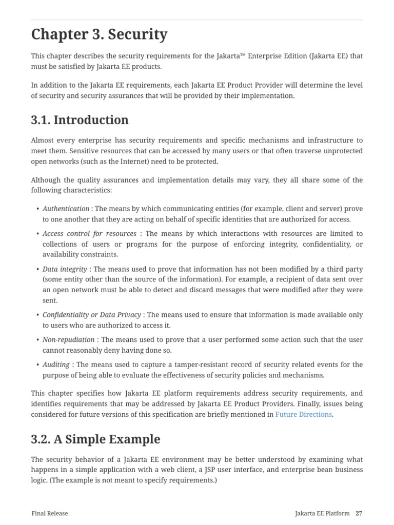 Platform-Spec-8 - Chapter 3. Security | PDF | Transport Layer Security | World Wide Web
