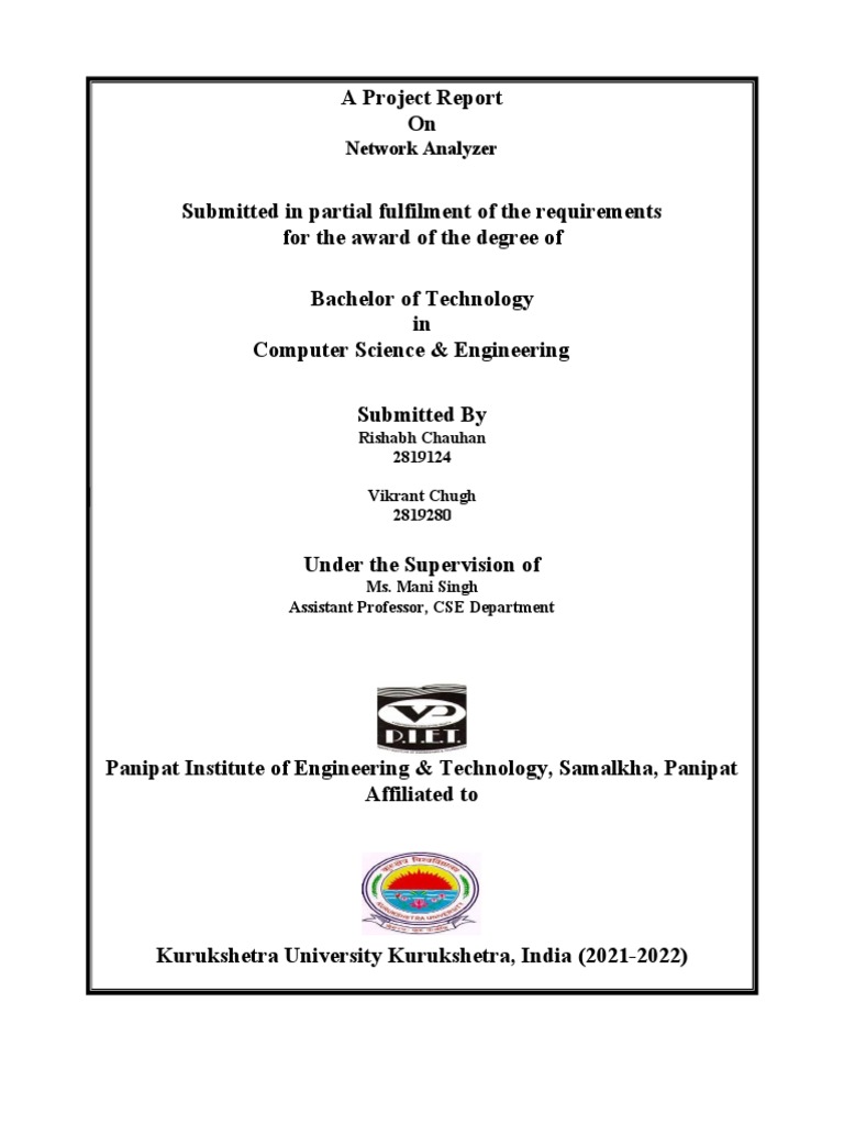 Network Analyzer Final | PDF | Computer Network | Internet Protocols