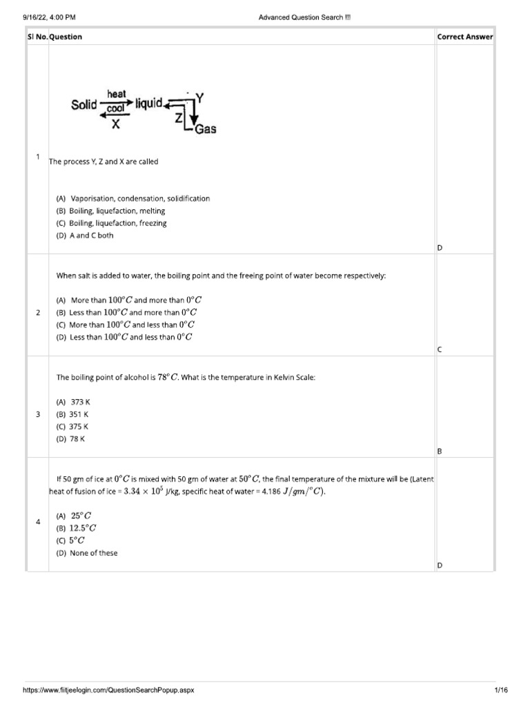 NSEJS Test - 3 Exam Question Paper | PDF