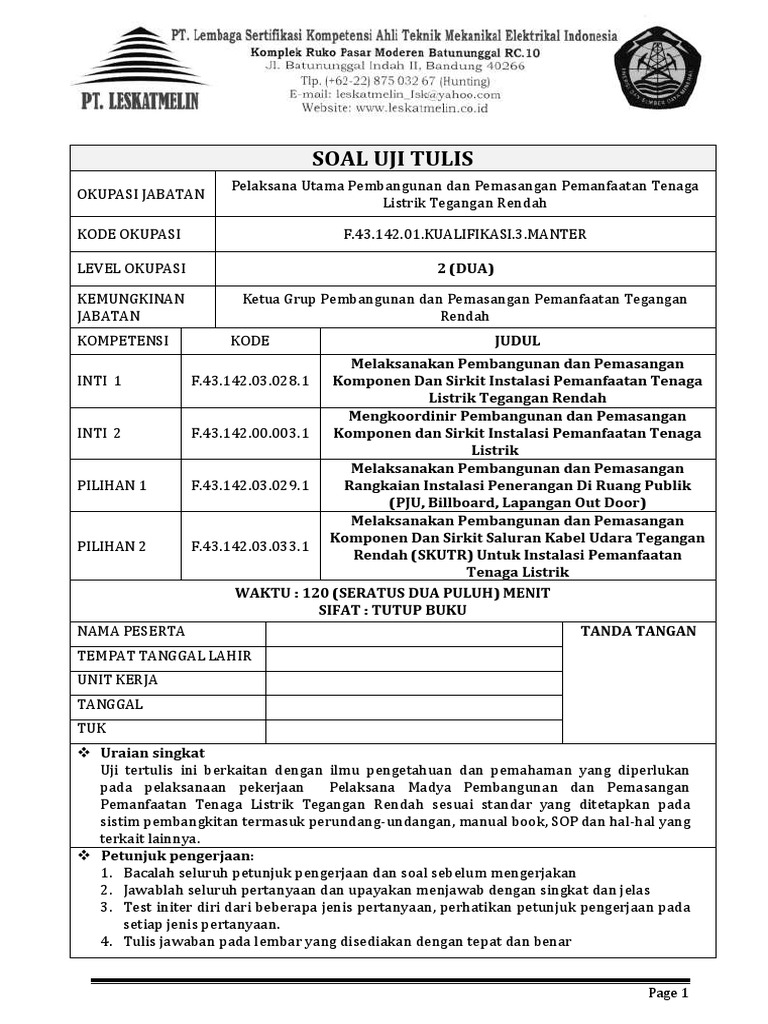 Soal Final Iptl Manter Level 3 | PDF | Sains & Matematika