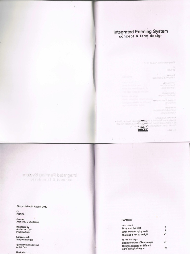 Integrated Farming System DRCSC | PDF