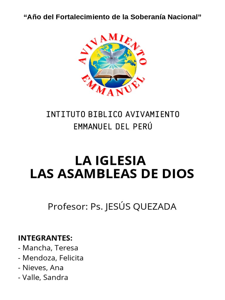 Historia y Creencias de Asambleas de Dios | PDF | Religiones ...