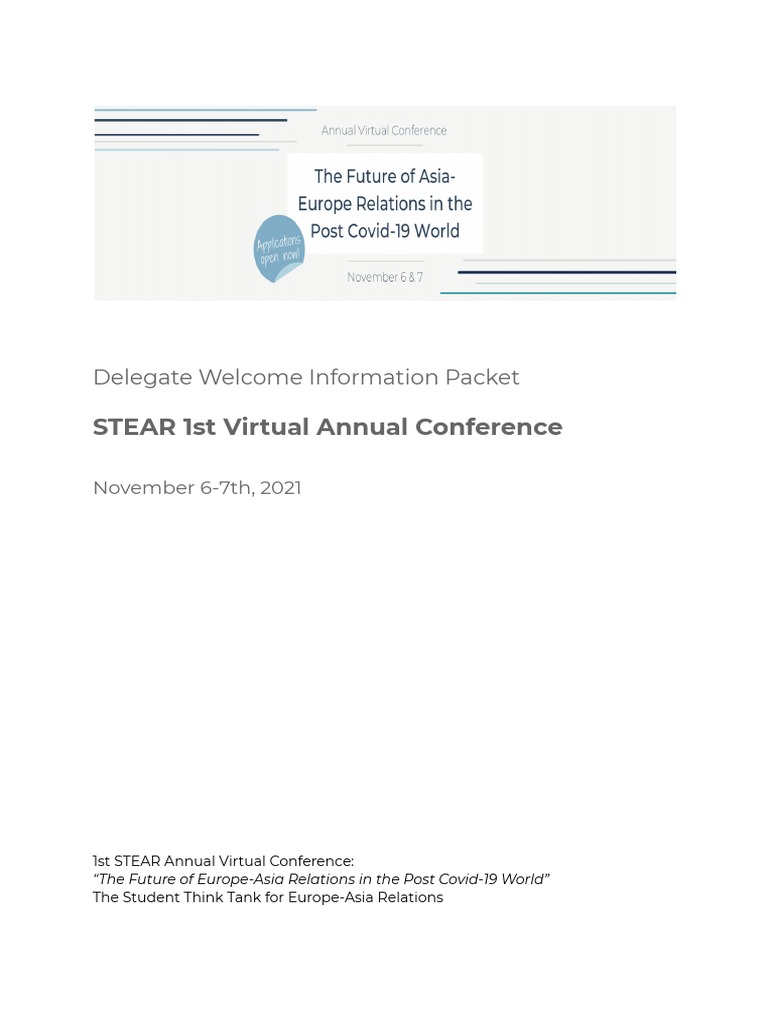 Delegate Welcome Packet - 1031 | PDF | Career & Growth | Politics