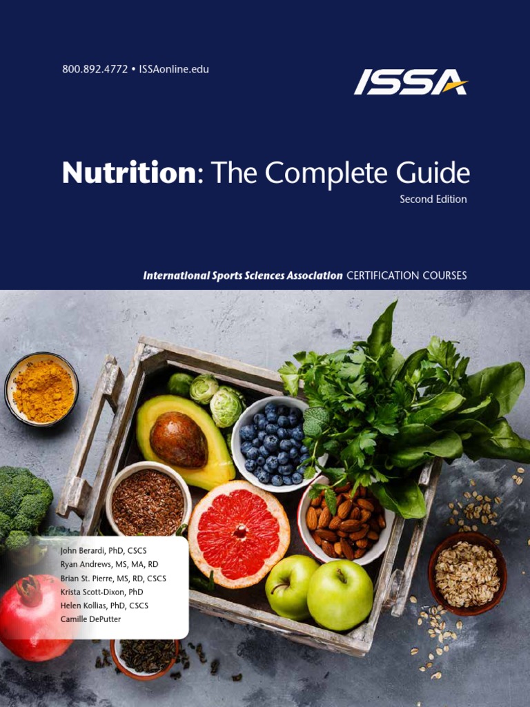 ISSA Certified Nutritionist Main Course Textbook | PDF | Nutrients ...