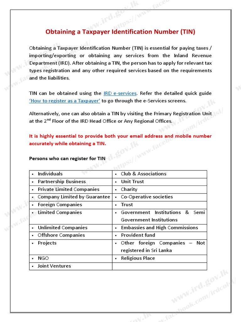 TPR Guidelines E | PDF | Identity Document | Value Added Tax