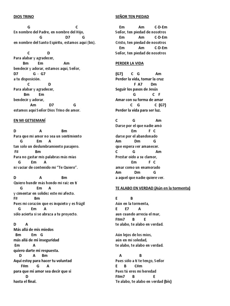 Cantos Semana Santa | PDF | María, madre de Jesús