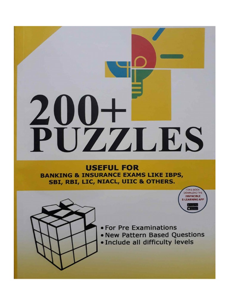 200+ Puzzles Questions | PDF