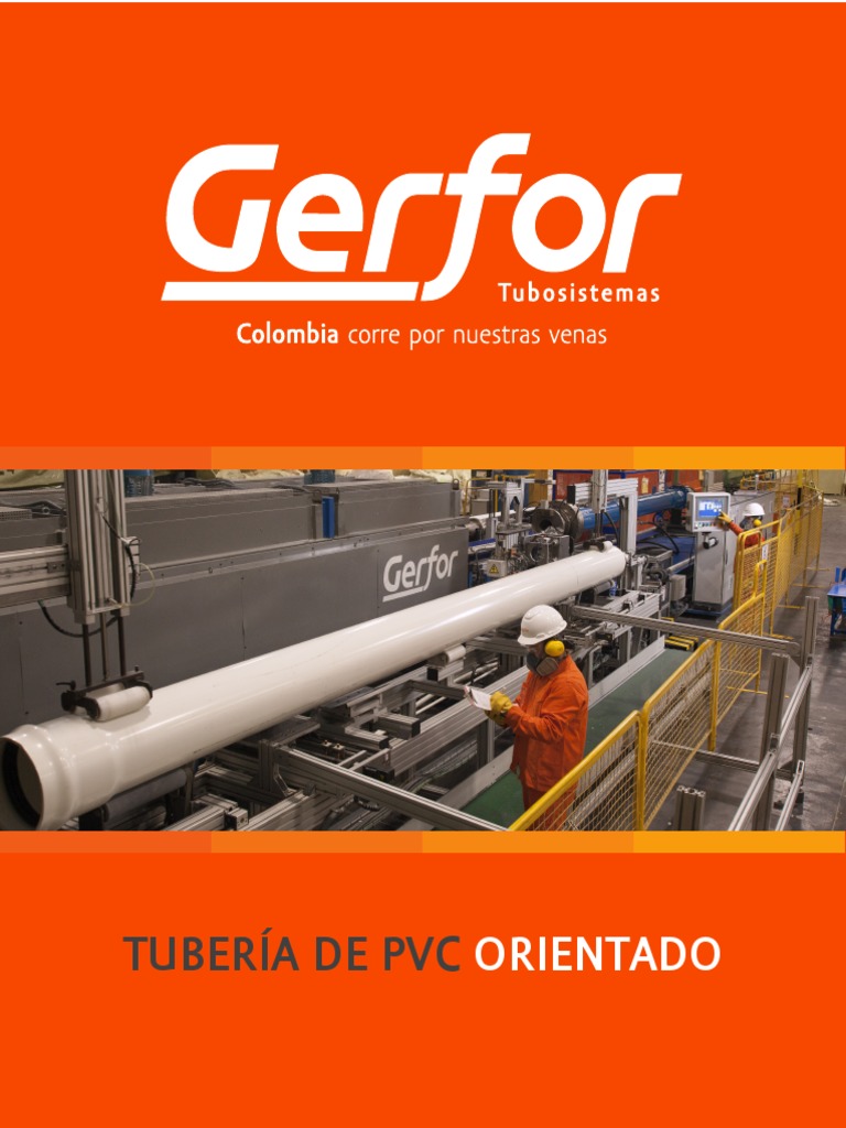 Manual Gerfor Tuberia U.M PVC o Orientado | PDF | Tubería (transporte ...