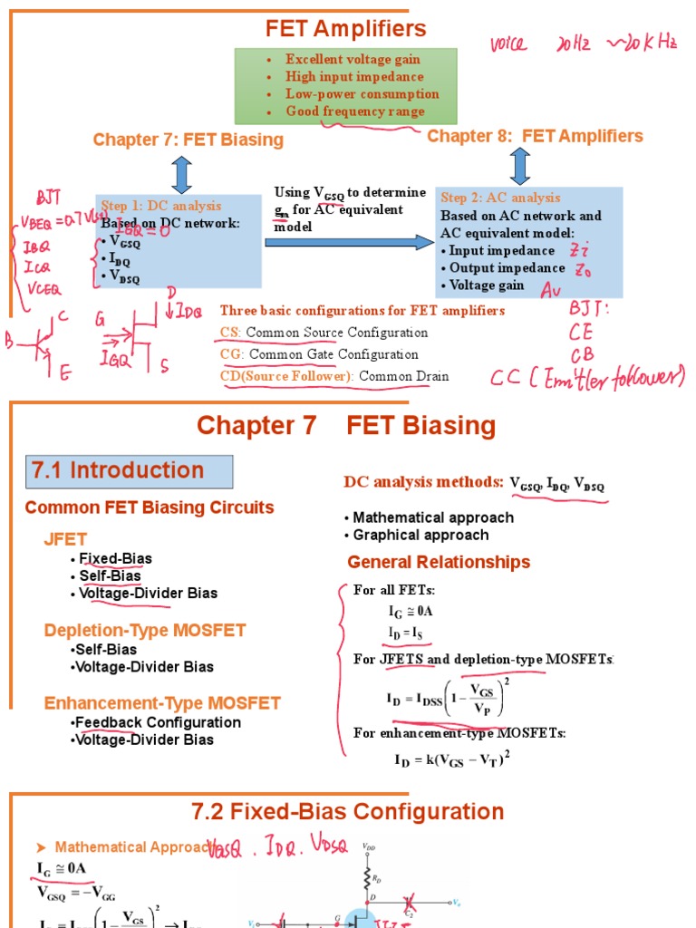 ch7 8 2 | Download Free PDF | Field Effect Transistor | Amplifier