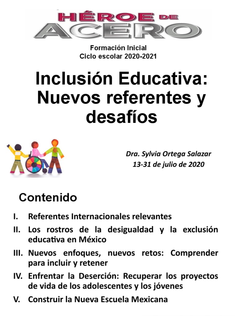 Inclusión Educativa, Nuevos Referentes y Desafíos (CONAFE, 2020) | PDF ...