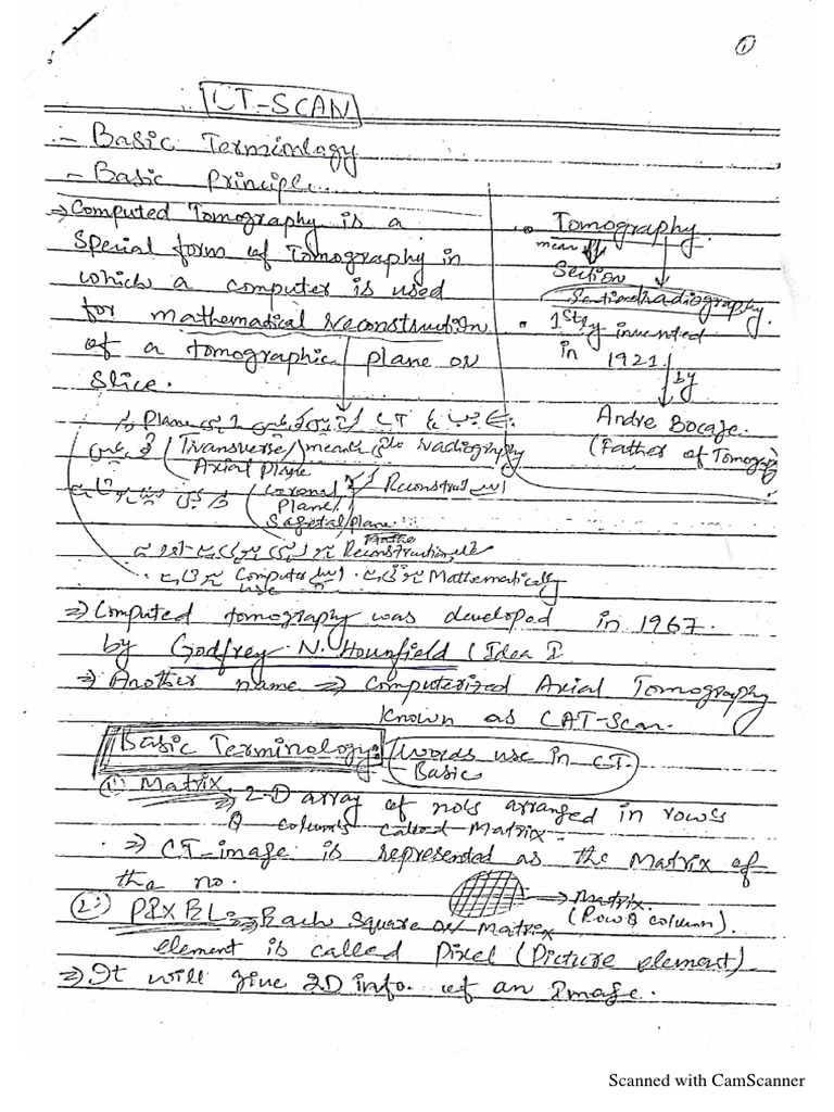 Ct Scan Basic Principle Pdf