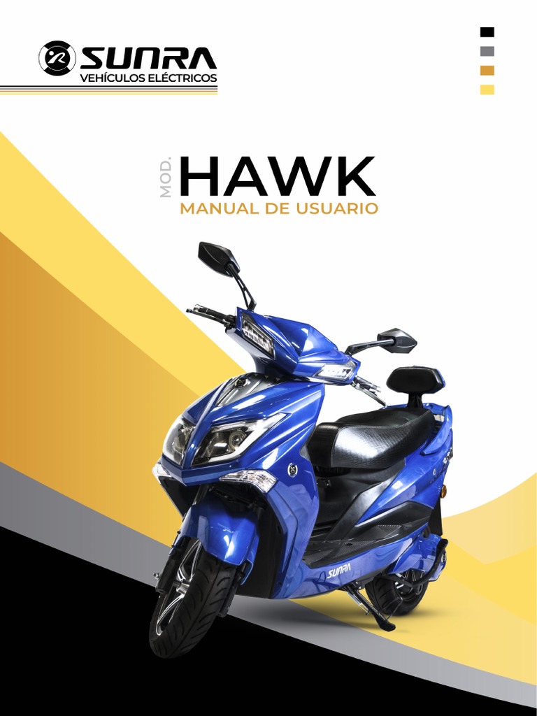 Ficha Técnica de la Moto Sunra Hawk | PDF | Vehículos | Vehículo de motor