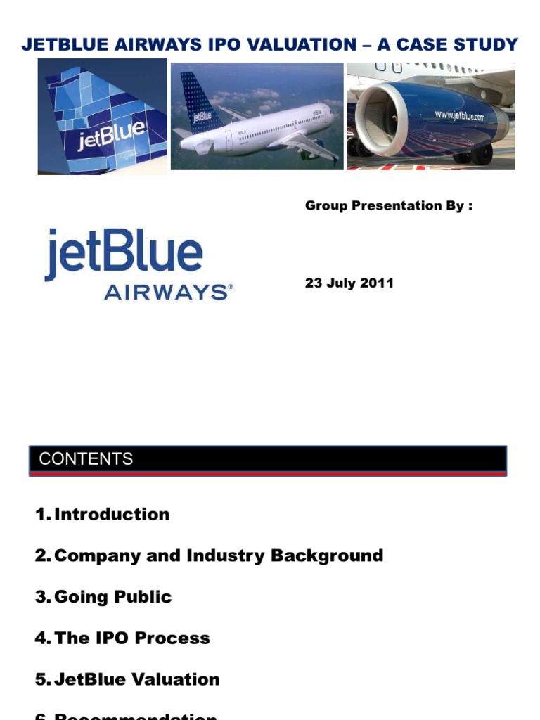JetBlue Airways Valuation Insights | PDF | Initial Public Offering ...