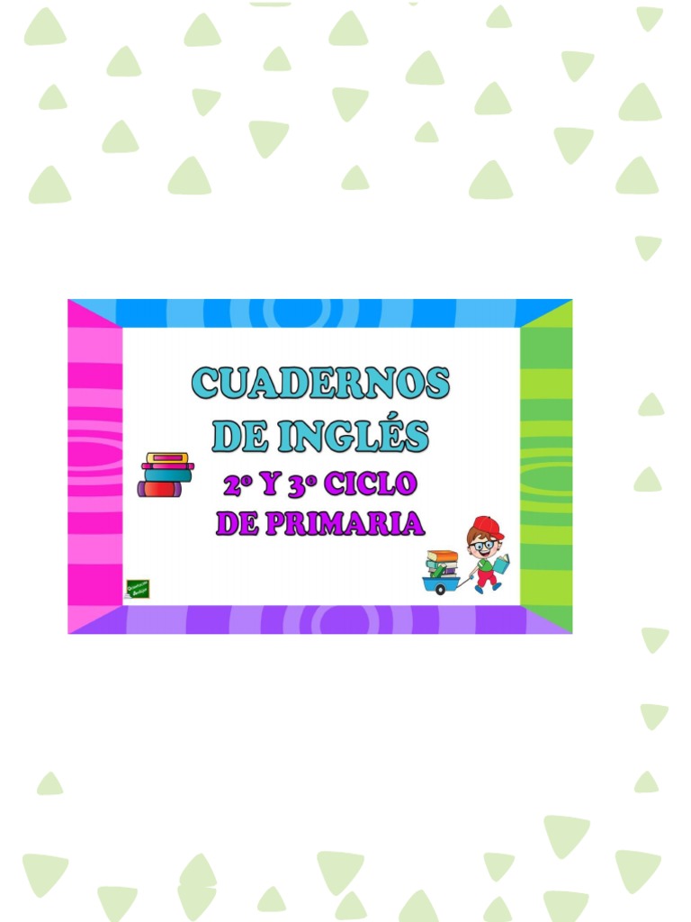 Cuadernillo 3ER GRADO Ingles MAYZA CONTRERAS | PDF
