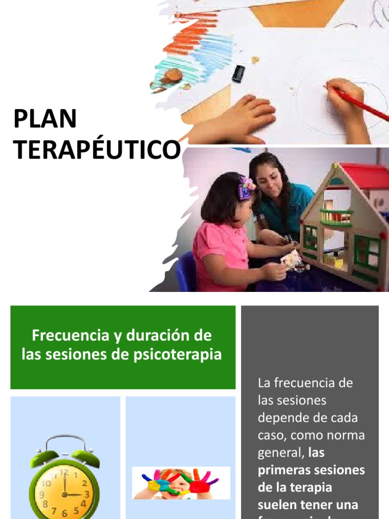 Plan Terapeutico | PDF | Psicoterapia | Comportamiento