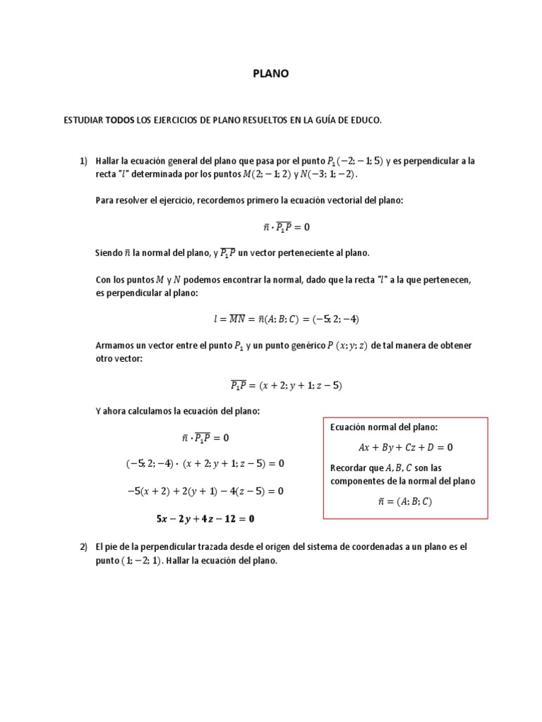 Plano | PDF | Geometria plana) | Vector Euclidiano