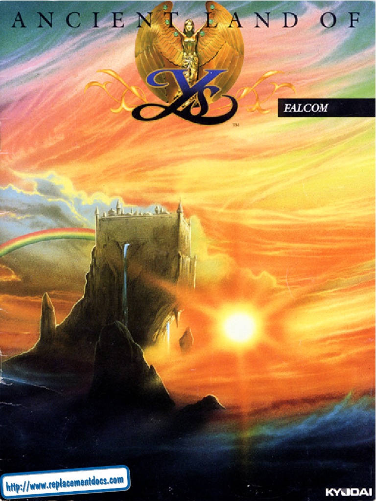 Ancient Land of Ys - Manual - PC | PDF | Floppy Disk | Personal Computers