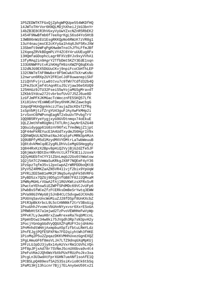 Balance BTC Address | PDF