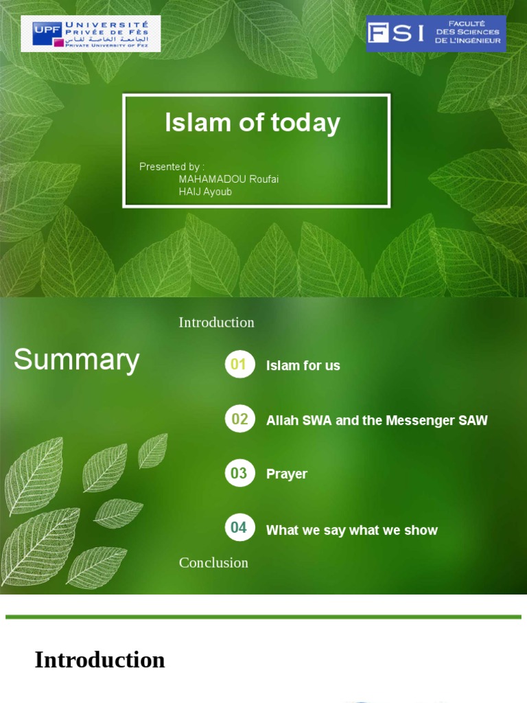 Presentation Islam | PDF