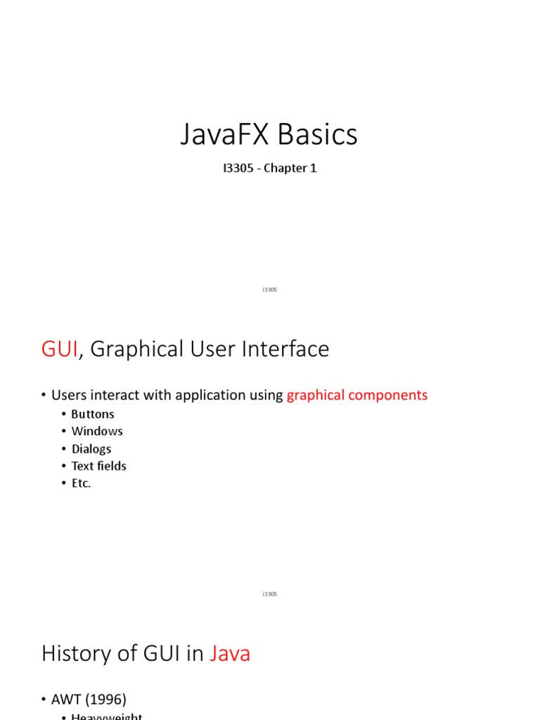 I3305 - Chapter 1 | PDF | Software Development | Object Oriented Programming
