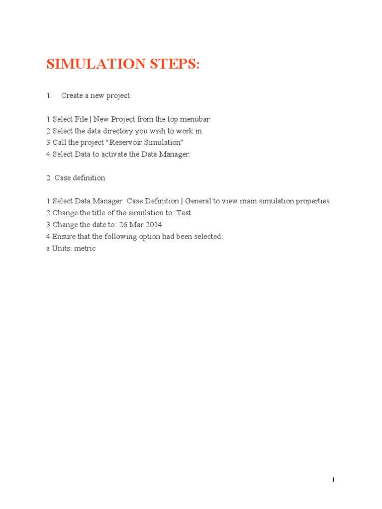 Reservoir Simulation | PDF