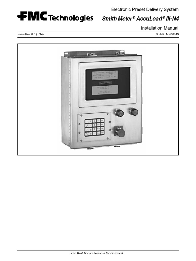 Accuload Iii N4 Installation Manual Pdf Electrical Wiring Relay