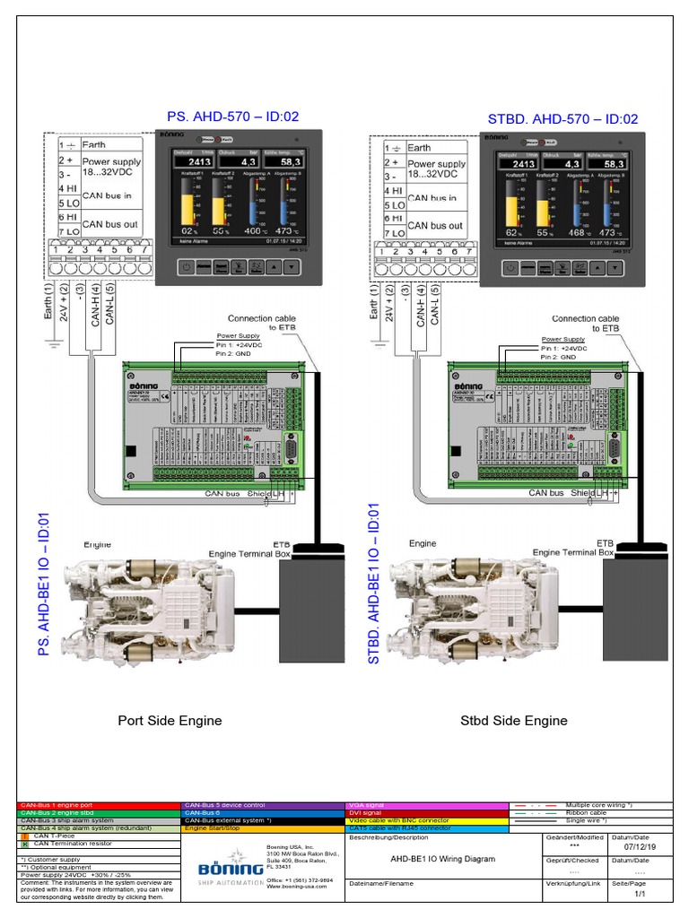 AHD-BE1-IO Standard - Wiring Diagram | PDF | Information And ...