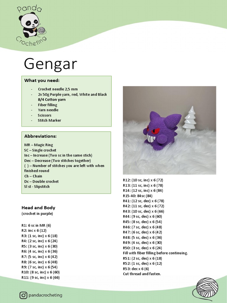 Gengar | PDF | Hobbies | Artistic Techniques