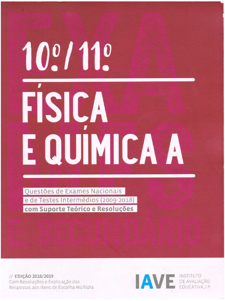 IAVE 10º e 11º Fisica e Química A | PDF