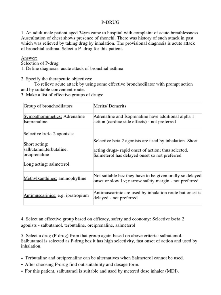 P Drug | PDF | Medical Specialties | Medical Treatments