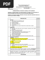O2 Therapy Checklist | PDF | Clinical Medicine | Medical Specialties
