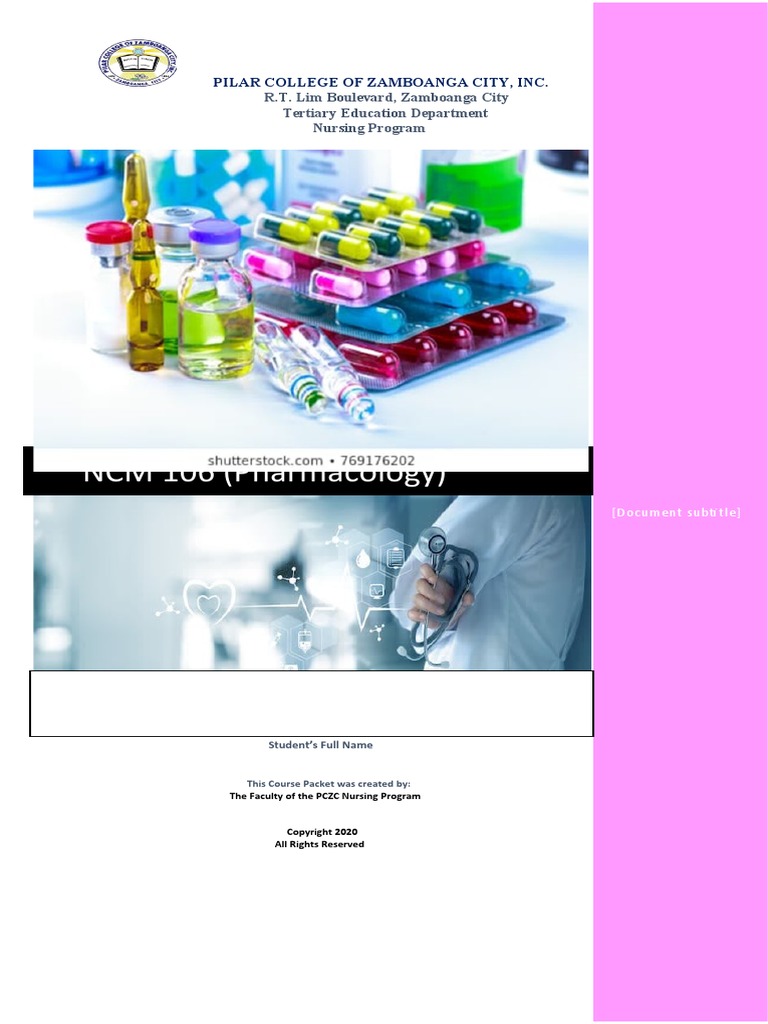Pharma Final Module | PDF | Acetylcholine | Motor Neuron
