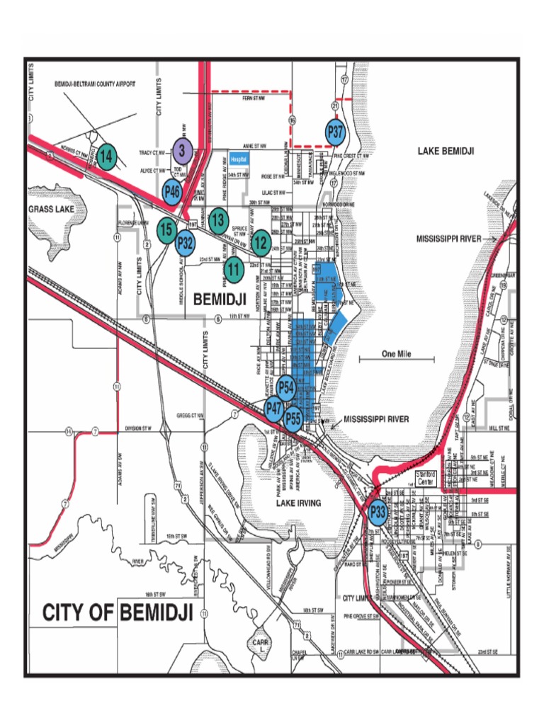 City of Bemidji Snowmobile Map | PDF