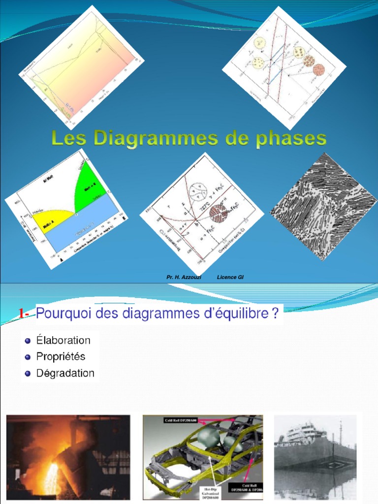 Diagrammes de phases et solidification des alliages | PDF | Alliage ...