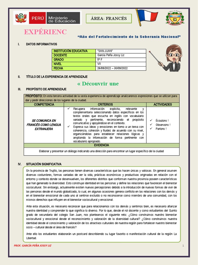 Actividad De Aprendizaje 03 Eda 06 Pdf Aprendizaje Lingüística