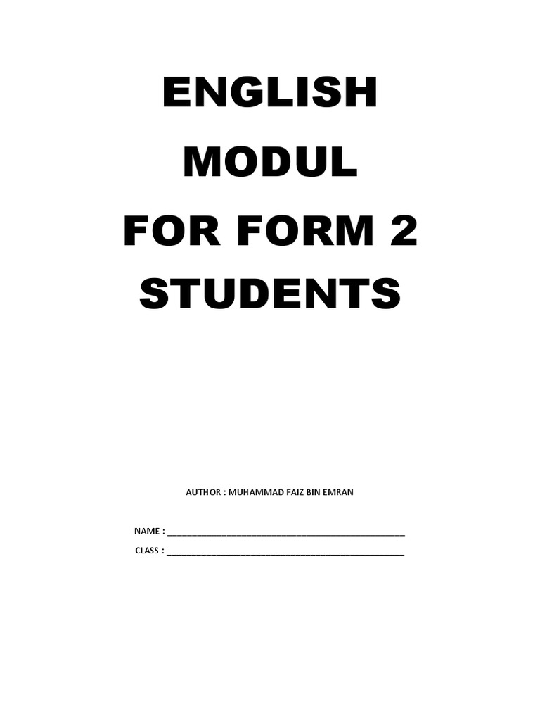 English Modul F2 | PDF | Grammatical Tense | Grammar