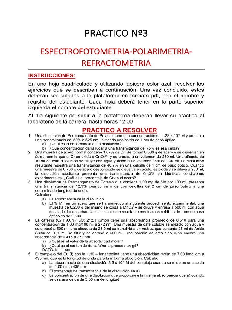 Polarimetria Refractometria | Descargar gratis PDF | Refracción ...
