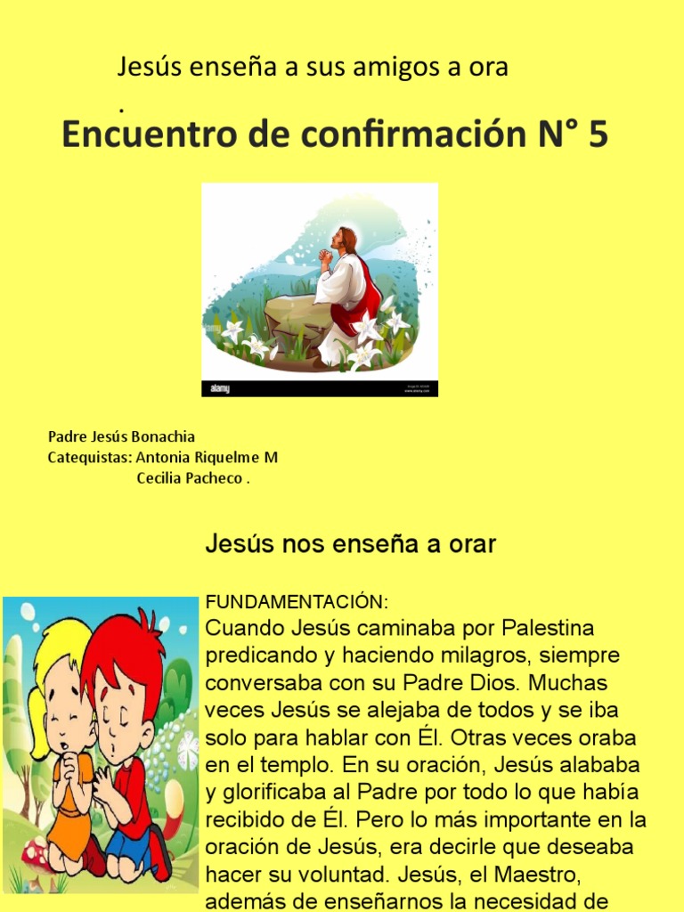 Jesús Nos Enseña A Orar | PDF | Oración | orador del Señor