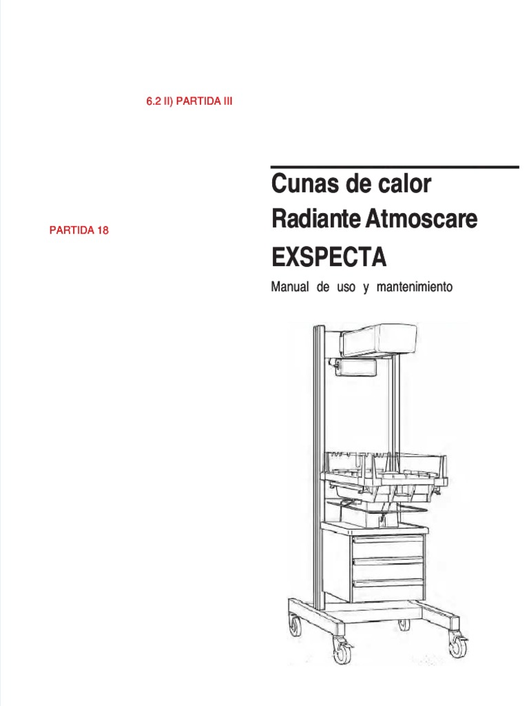 Cuna de Calor Radiante Atmoscare Exspecta | PDF