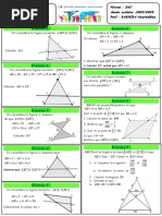 Math 2AC - Semestre 2 Devoir 1 Modèle 1 - AlloSchool | PDF | Mathématiques élémentaires | Triangle