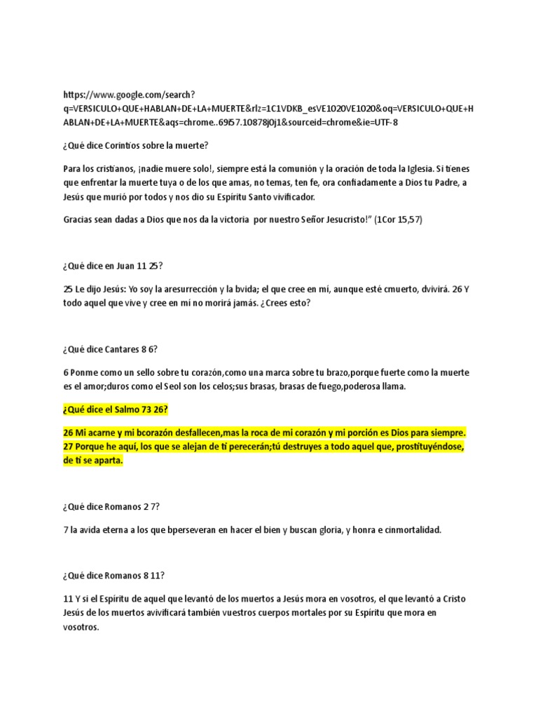 Ver Siculo S | PDF | Creencia religiosa y doctrina | Contenido bíblico