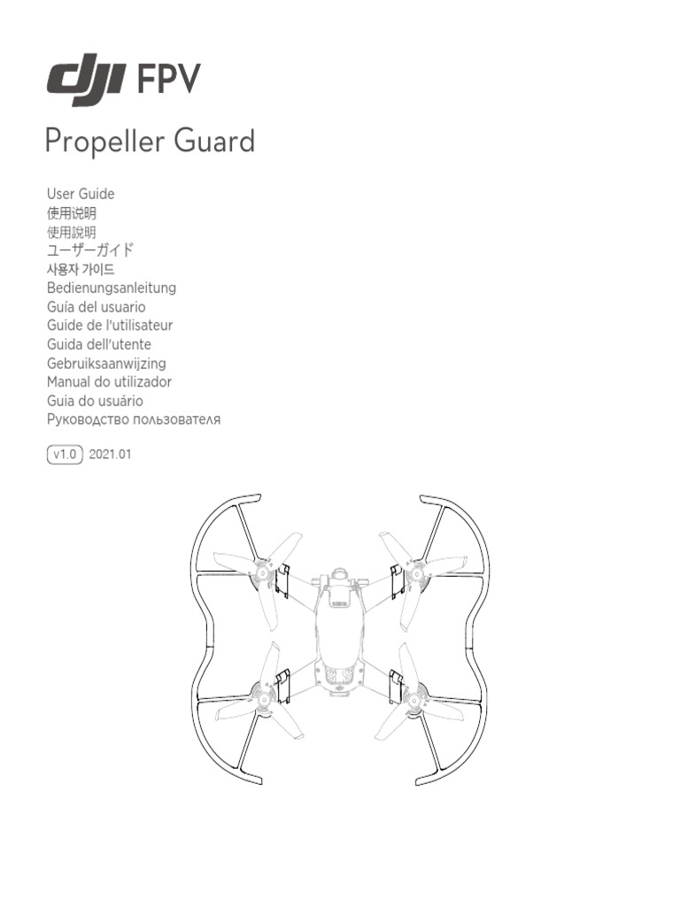 DJI FPV Propeller Guard User Guide | PDF